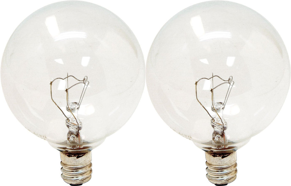 Wholesale GE Lighting 17722 25 Watt Crystal Clear Vanity Globe Light ...