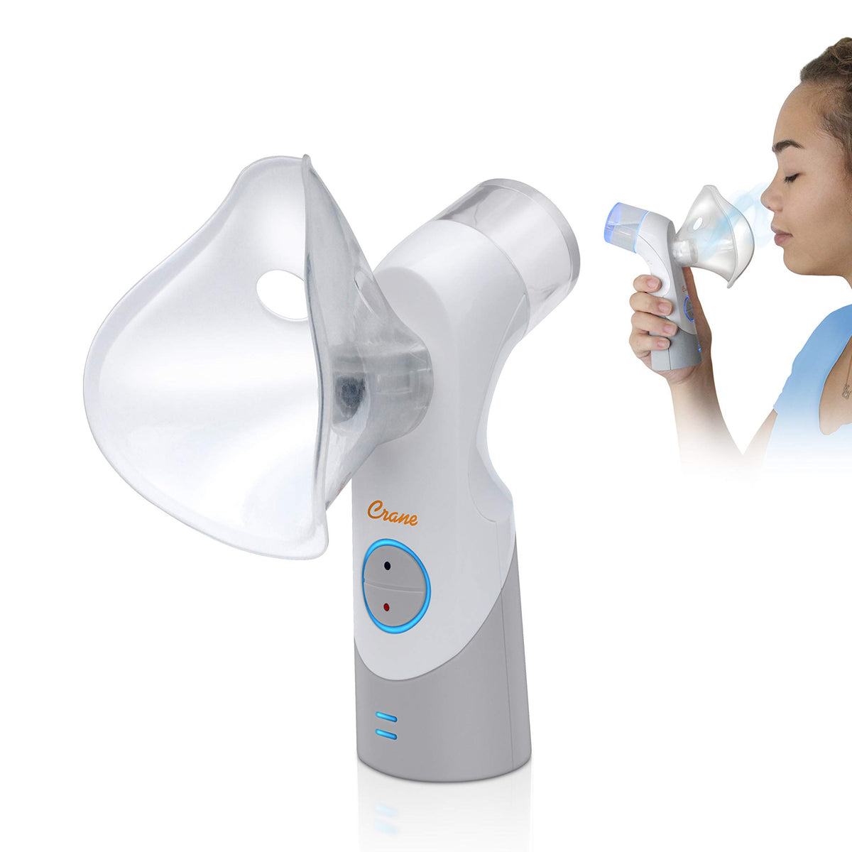 Wholesale Crane Cordless Rechargeable Warm and Cool Mist Steam Inhaler ...